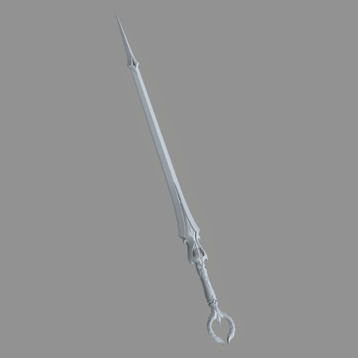 3D file Honkai Star Rail Aglaea Sword (NormalVersion) for 3d print ⭐ ...
