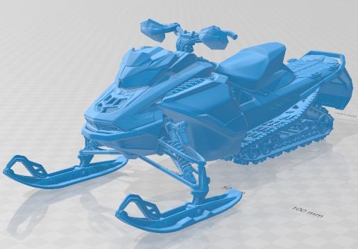 🎿 Ski Doo Renegade X RS 900 ACE Turbo Printable・ 3D File for 3D ...