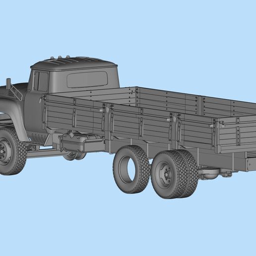 🚚 ZIL 133GYA truck kit 3D PRINTABLE STL FILE・ 3D File for ・Cults