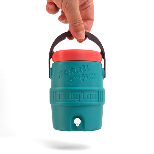 🥫 Chugloo Barrel o' Fun Can Koozie・Free STL File for ・Cults