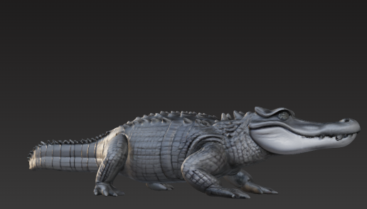 STL file American Alligator STL – Realistic 3D Printable Reptile Model ...