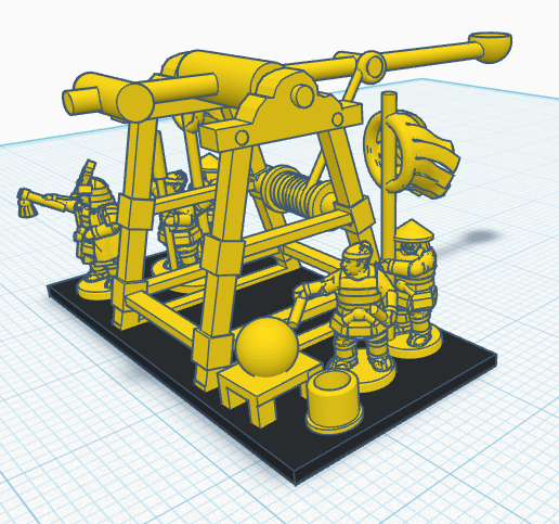 🔥 FIRE PROJECTING MANGONEL AND CREW (10mm)・Free STL File for 3D ...