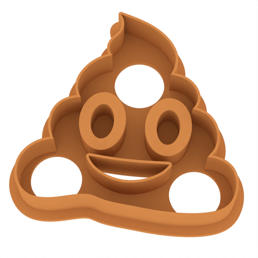 STL file Poop emoji cookie cutter 🍪 ・3D printable design to download・Cults