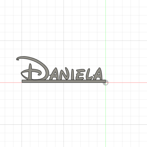 arquivo STL letrero,cartel daniela 🏫 ・modelo para impressão 3D para ...