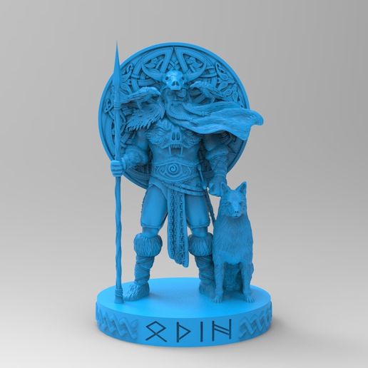 🗿 ODIN GOD OF WAR STL・ STL File for ・Cults