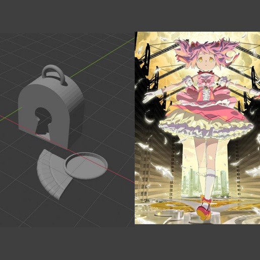 🎭 Madoka walpurgis no kaiten accessories・ STL File for 3D printing・Cults
