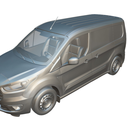 🚙 Ford Transit Connect Double Cab-In-Van・ STL File for 3D printing・Cults