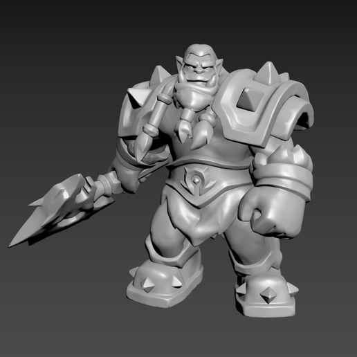 🎲 WARCRAFT RUMBLE - THRALL・Free STL File for 3D printing・Cults
