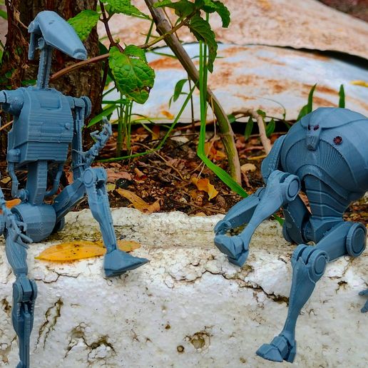 🤖 BATTLE DROID B2 SUPER - STAR WARS・ STL File for ・Cults