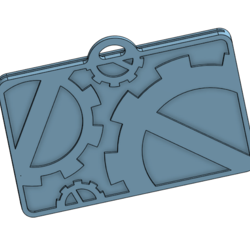 Archivo STL gratis ID Card Holder (Cogs) 🪪 ・Diseño de impresión 3D para ...