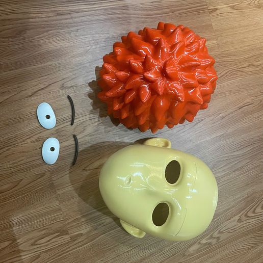 👊 Saitama Head Mask Decor Wearable - One Punch Man Cosplay・ 3D File for ...