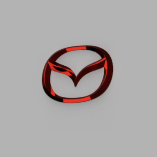 🚗 MAZDA LOGO and set of badges・ 3D File for ・Cults