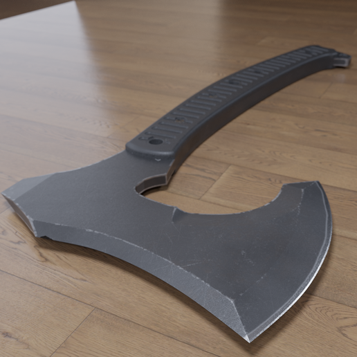 🪓 Tactical Axe ( Prop-Gun ) 1/1 Scale・ STL File for 3D printing・Cults