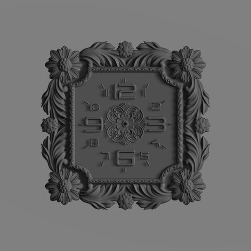 🕰️ wall clock・ STL File for 3D printing・Cults