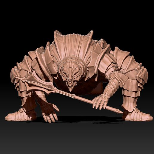 🎲 Vordt of the Boreal Valley - Dark Souls 3・ STL File for 3D printing・Cults