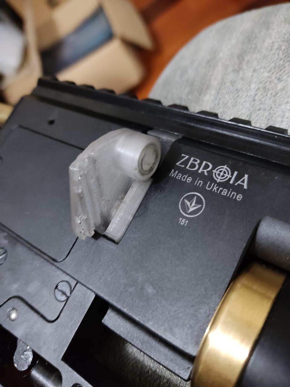 Download STL file Monotiro Base for Zbroia Hortitsia, kozak .22 caliber • 3D print object ・ Cults