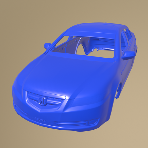 🚗 ACURA TL 2007 PRINTABLE CAR BODY・ STL File for 3D printing・Cults