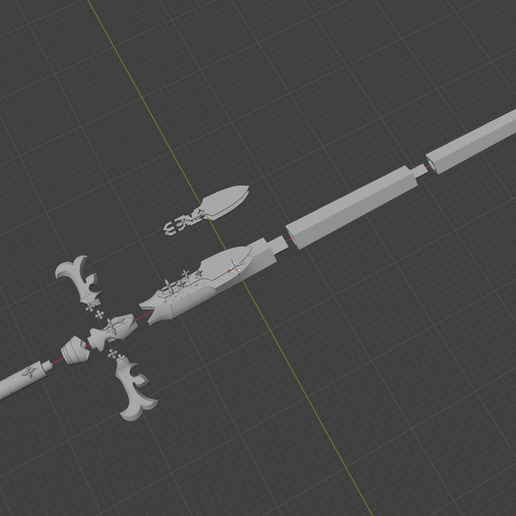 🫒 Fragrant Olive Sword - 3d printing・ 3D File for 3D printing・Cults