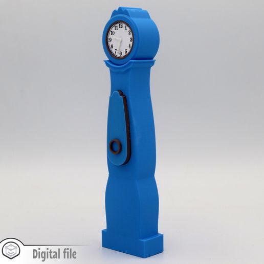 🕰️ 1:12 miniature stand clock Mora Clock 1800s Swedish inspired mono ...