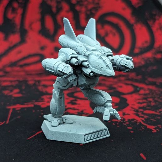 🐦 BattleTech Black Python (Viper) Prime / White Raven・Free STL File for ...