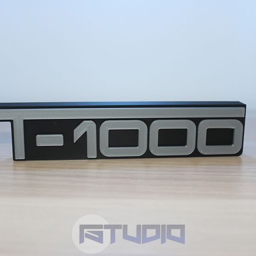👾 T-1000 Logo・3D Print with the Bambulab X1C 3D printer・Cults