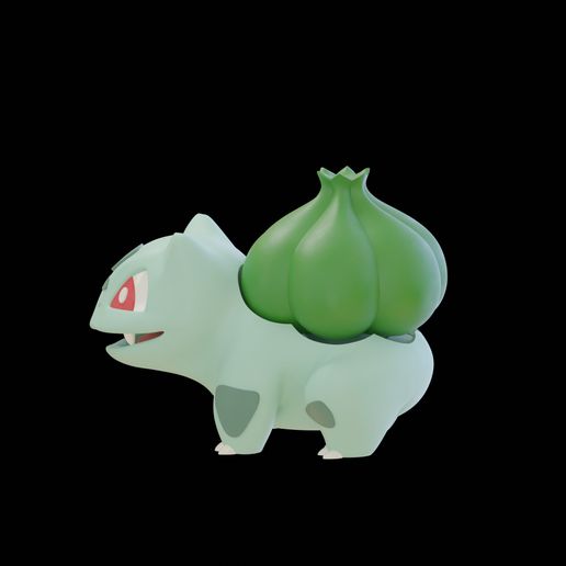 👌 Bulbasaur Fidget Clicker・ 3D File for 3D printing・Cults