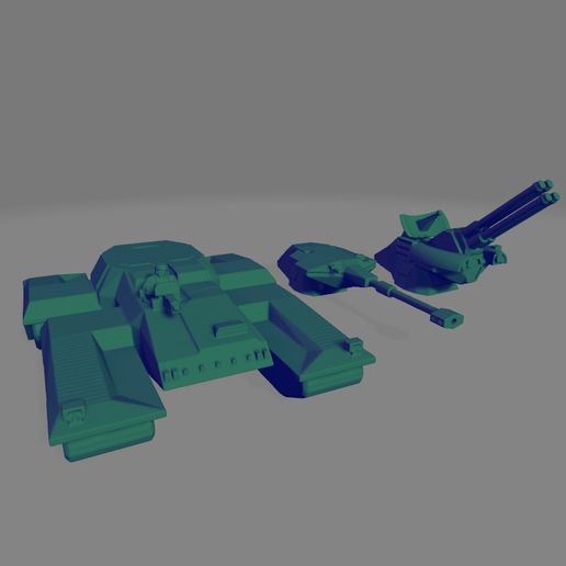 🪖 Human Battle Tank・ STL File for ・Cults