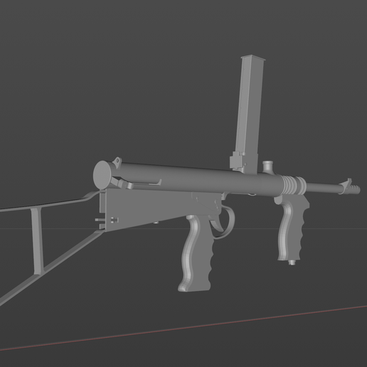 STL file Australian Owen Mk1-42 submachine gun 3D model 🔫 ・3D printing ...