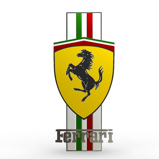 printable ferrari logo