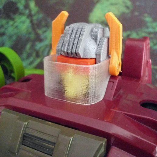 🪖 Comic style Head, Helmet & Visor for G1 Scorponok Transformer・ STL ...