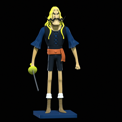 🏴‍☠️ McGuy - Whitebeard pirates - One piece・ 3D File for 3D printing・Cults