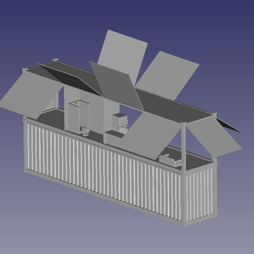 🏠 shipping Container Home concept house・Free STL File for 3D printing・Cults