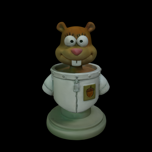 👧 Sandy Cheeks figurine・ STL File for 3D printing・Cults