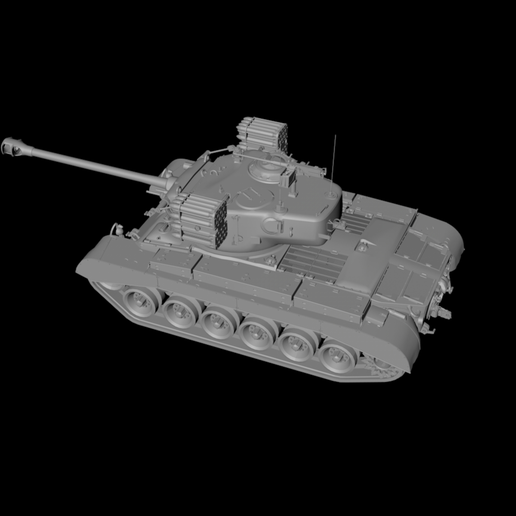 🪖 American M26 T99 tank 3D model material・文件用于 OBJ 三维打印・Cults