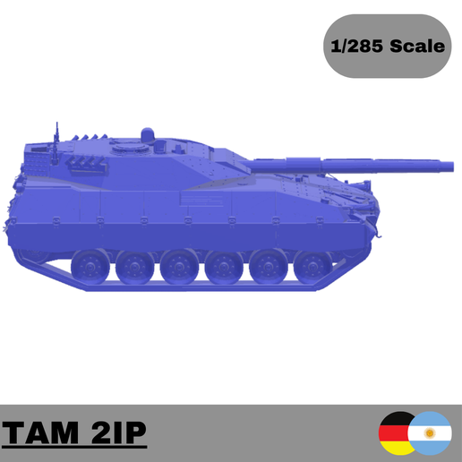 🪖 TAM 2IP・ STL File for 3D printing・Cults