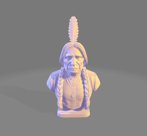 👤 Native American Tribal Chief Bust – High Detail 3D Print Model・ STL ...