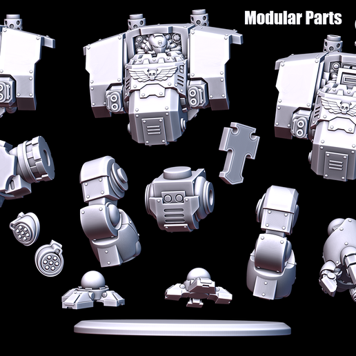 3D file Dreadnought R1 🔫 ・3D printing template to download・Cults