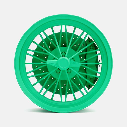 🛞 22x9 Texan Wire Wheel and Brake・ STL File for 3D printing・Cults