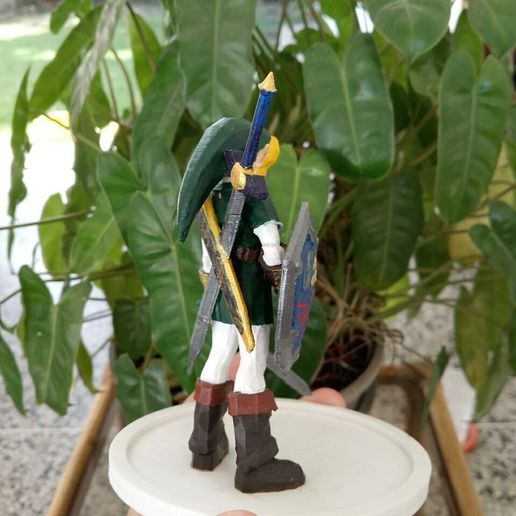 🔗 Adult Link Low Poly and HD of Zelda Ocarina of Time・ STL File for 3D ...