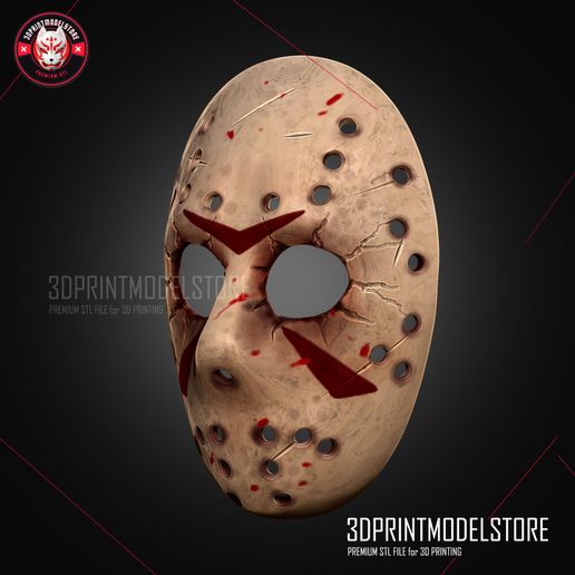 💬 Jason Mask Friday The 13th 3D Print Model - Anime, Manga, Cosplay ...