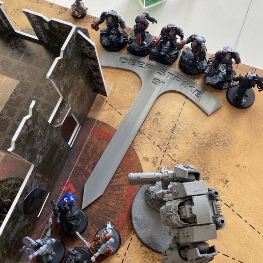 🦸 9 inch deepstrike template・ STL File for 3D printing・Cults