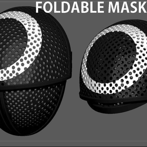 🦑 SQUID GAME MASK FOLDABLE LIFE SIZE COSPLAY NETFLIX PROPS REPLICA 3D ...