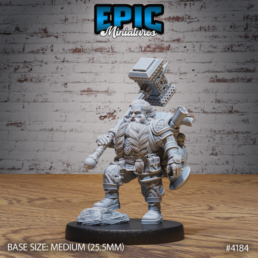 3D file Dwarf Traveler ‧ DnD Miniature ‧ Tabletop Miniatures ‧ Gaming ...