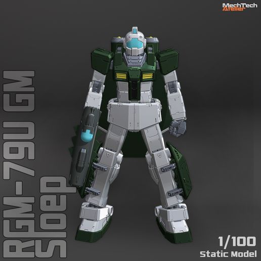 🤖 RGM-79U GM Sloep・ 3D File for 3D printing・Cults