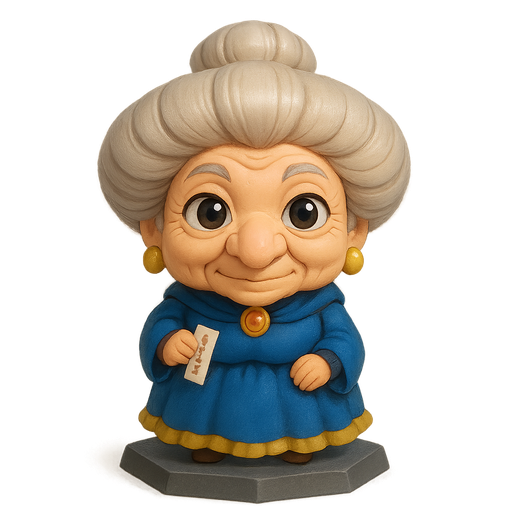 👹 Zeniba 3D Printable Model Ghibli, Spirited Away character・Archivo STL ...