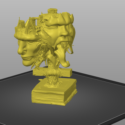 👤 Exorcist bust・ STL File for 3D printing・Cults