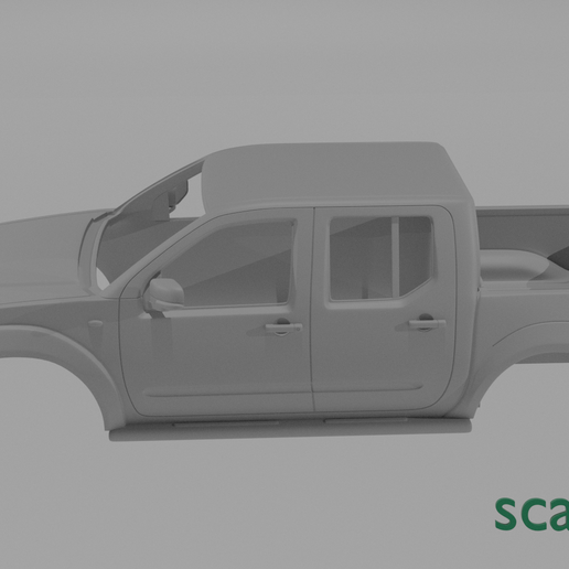 🚗 Nissan Navara 2011 RC carrocería・Archivo 3D para Impresión 3D・Cults