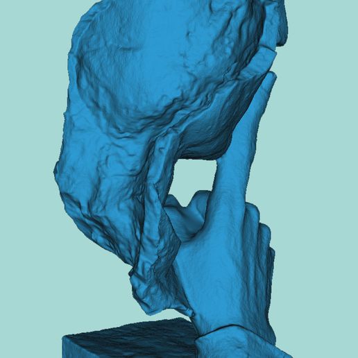 🤫 Silence is Gold Abstract Statue Keep Silent・ STL File for ・Cults