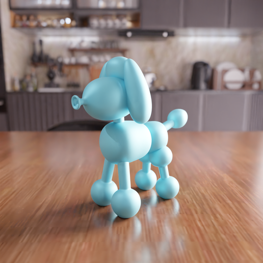 🐕 Puppy Dog Balloon Toy V2・ STL File for 3D printing・Cults