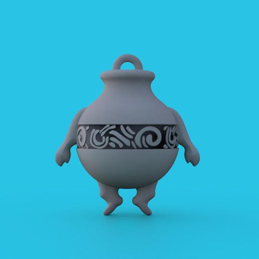 💍 Elden Ring Companion Jar-Keychain・Free STL File for 3D printing・Cults